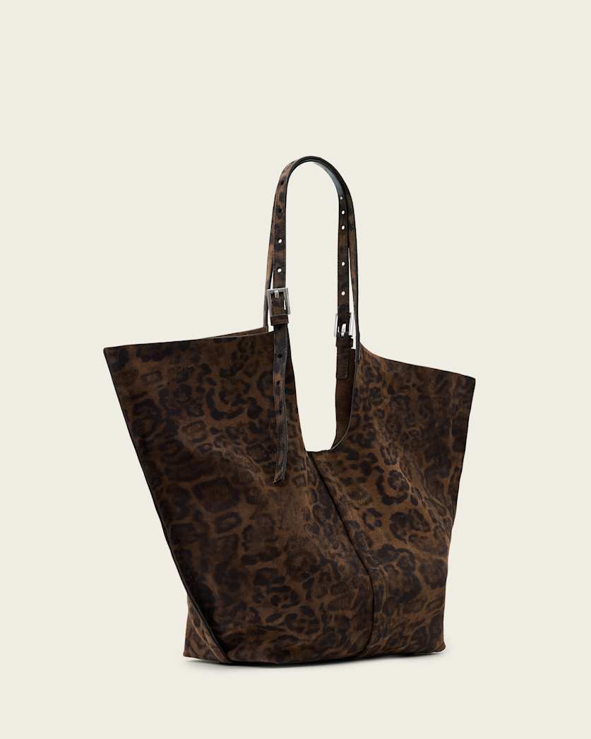 Ara Leopard Print Tote Bag LEOPARD BROWN | ALLSAINTS DE
